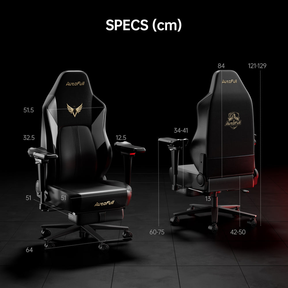 AutoFull M6 Pro Gaming Chair with Ventilation & Heating Cushion