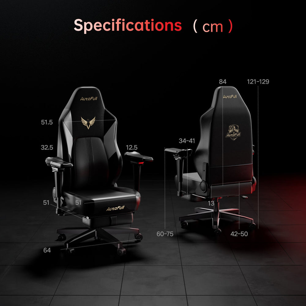 AutoFull M6 Gaming Chair,Advanced, Ventilated and Heated Seat Cushion